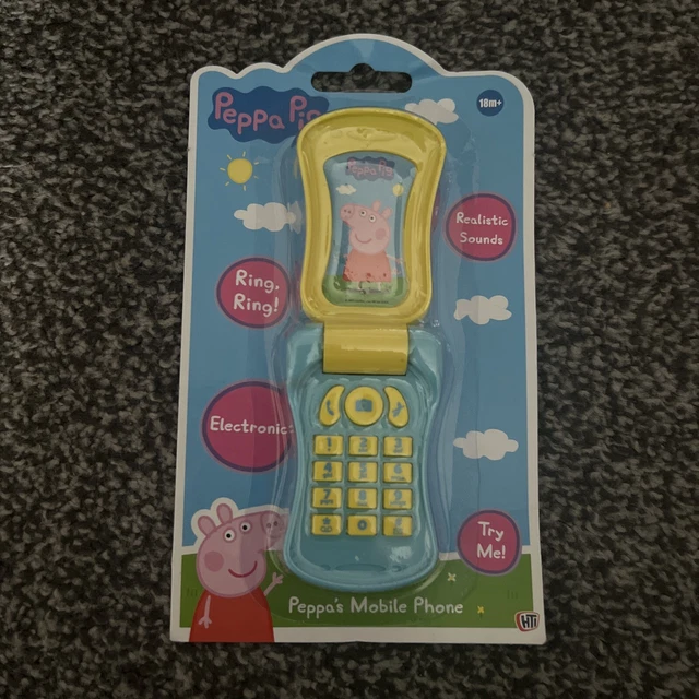 PEPPA PIG MOBILE Phone With realistic Sounds 8 x 5 x 2cm £7.49 ...