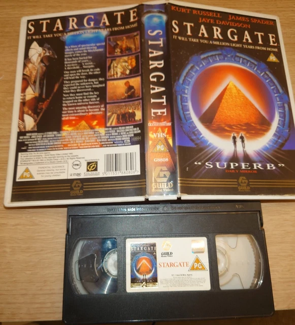 STARGATE VHS EX Rental Big Box Sci Fi Action Kurt Russell £6.95 - PicClick UK
