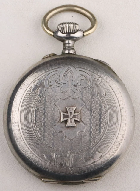 WW2 GERMAN CLOCK IRON Cross WWII ww1 WWI GERMANY Trench ART Jewelry ...