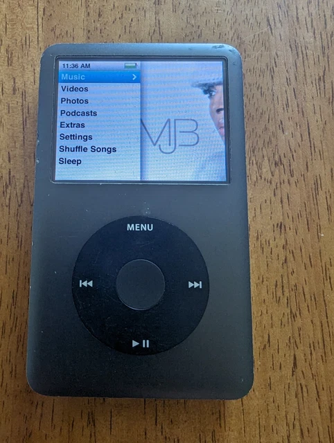 APPLE IPOD CLASSIC 7th Generation 120GB Player - Black Tested Works #1 ...