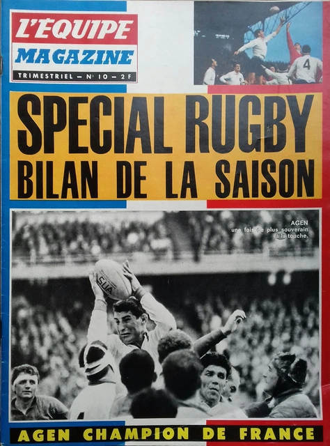 L' QUIPE MAGAZINE. TRIMESTRIEL N 10. Sp cial rugby, bilan de la saison. EUR 15,00 - PicClick FR
