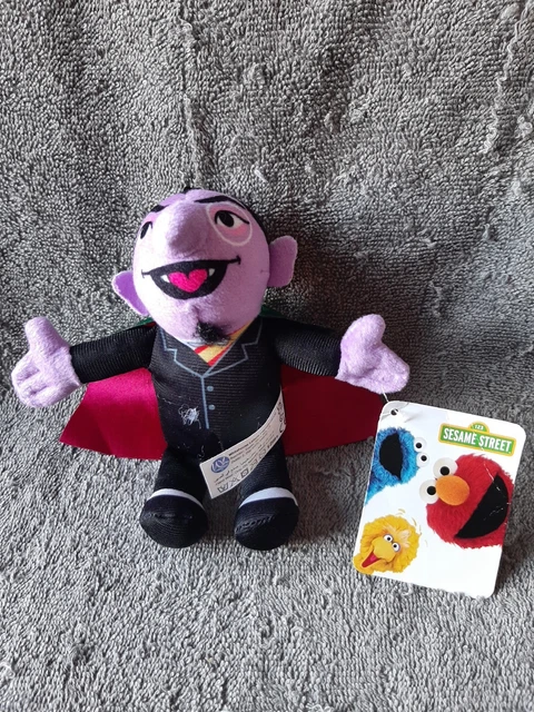 SESAME STREET THE Count Von Count 7" Plush Dracula Vampire Soft Toy ...