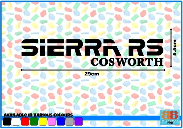 FORD SIERRA RS Cosworth Boot Decal Sticker Set £3.00 - PicClick UK