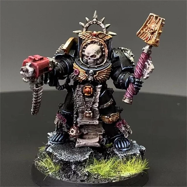 CHAOS SPACE MARINE Terminator Chaplain Warhammer 40K Miniatures Presale ...