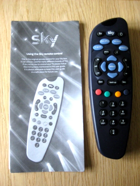 SKY REMOTE CONTROL black rev.10, URC1616-10-70R01 (S3F80PBXF1-C0CB) NEW ...