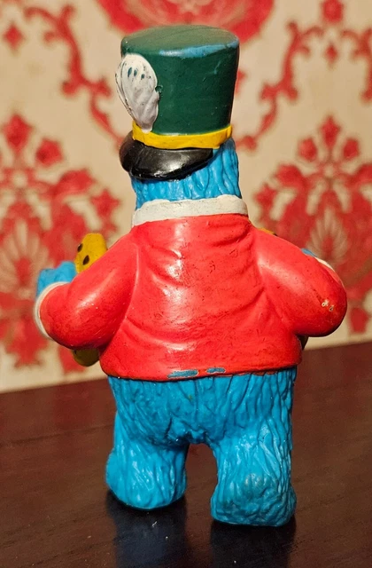 VINTAGE SESAME STREET Muppets Marching Band Cookie Monster Figure - 3 ...