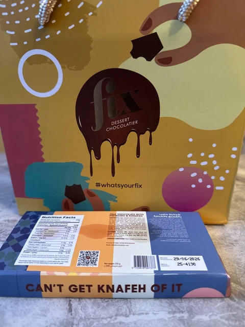 VIRAL FIX DUBAI CHOCOLATE Bar CANT GET KNAFEH OF IT - Original ...