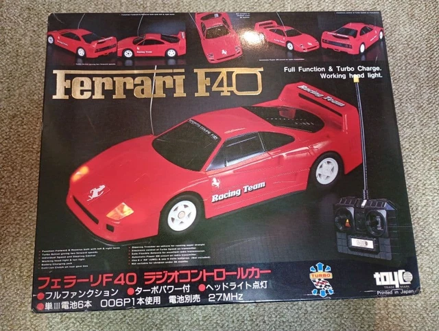 FERRARI F40 RADIO Controlled Car 27MHz £111.43 - PicClick UK