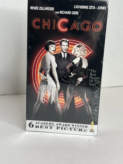 CHICAGO, CATHERINE ZETA-JONES, VHS Tape, Video, Movie 2002 NEW sealed ...