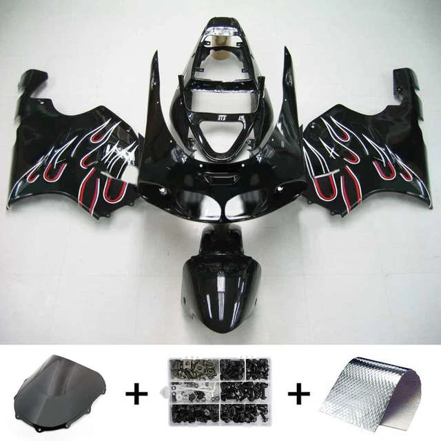 KIT CARÉNAGE INJECTION Plastique ABS pour Kawasaki ZX7R 1996-03 012 EUR ...