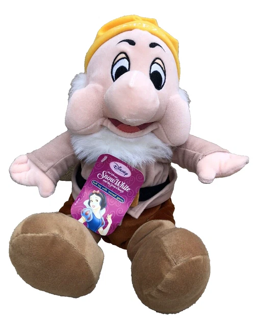DISNEY SNOW WHITE & The Seven Dwarfs Sneezy Beanie 14" Plush Soft New ...