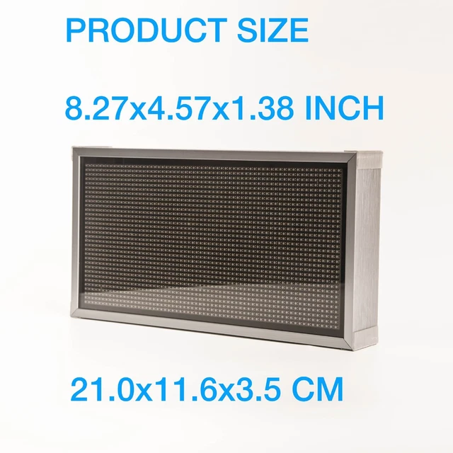 8 INCH DIGITAL Wall Clock with Stock Price Weather Cryptocurrency ...