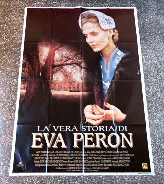 MANIFESTO ORIGINALE 2F - LA VERA STORIA DI EVA PERON - Movie Poster ...