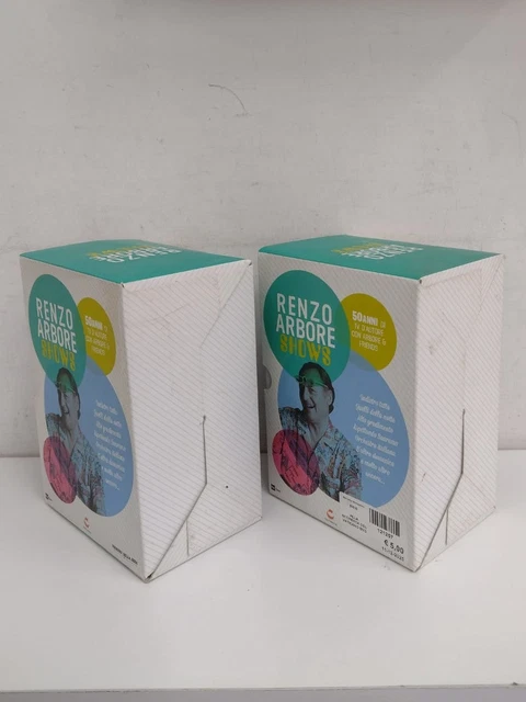 RENZO ARBORE SHOWS - Raccolta Completa (24 DVD) in 2 Cofanetti ...