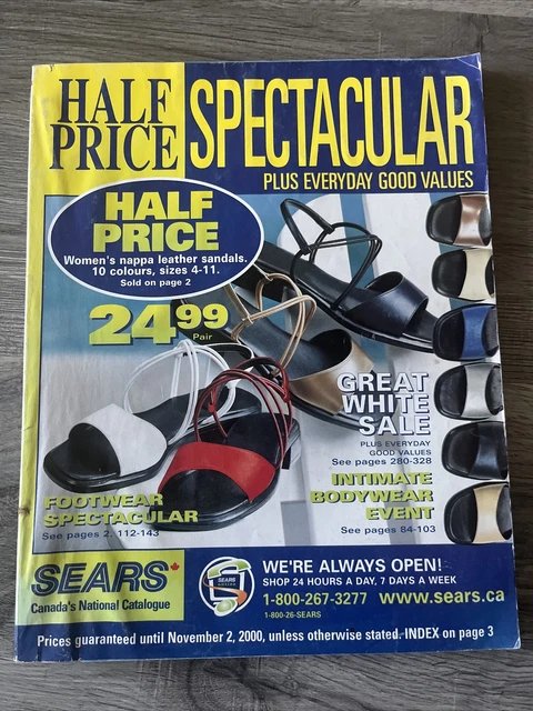 VINTAGE SEARS 2000 Value Half Price Spectacular Sale Catalog Fashion ...