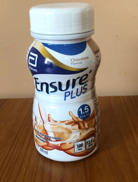 ENSURE PLUS - Chocolate flavour. Complete balanced nutrition drinks ...