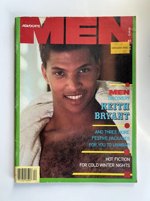 RARE ADVOCATE MEN Dec 1985, Gay Magazine, HANDSOME BLACK MODEL, Inches ...