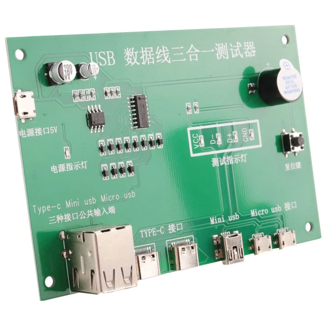 TESTEUR DE CÂBLE USB, Appareil de Test de Fil de DonnéEs Type-C PréCis ...