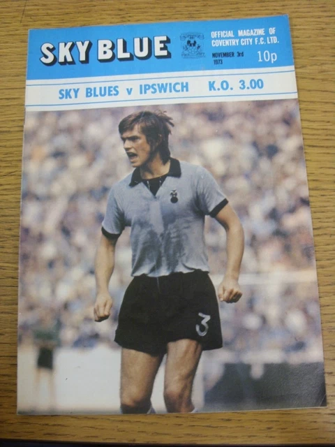 03/11/1973 COVENTRY CITY v Ipswich Town (piegato) EUR 4,84 - PicClick IT