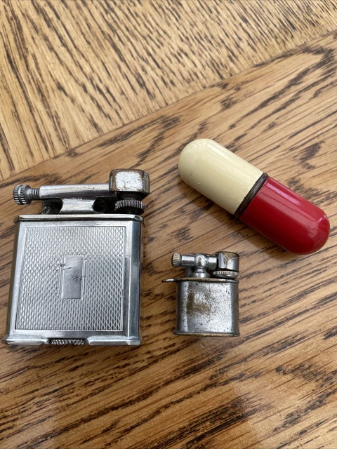 3X VINTAGE CIGARETTE lighters. Polo, willow and pill. £35.00 - PicClick UK