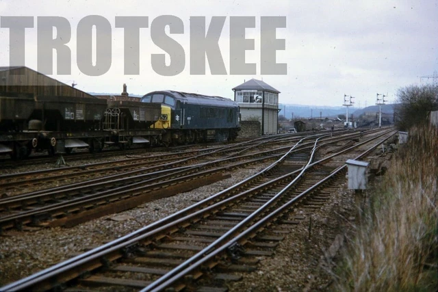 35MM SLIDE BR British Railways Diesel Loco 45013 Class 45 Guiseley Jct ...