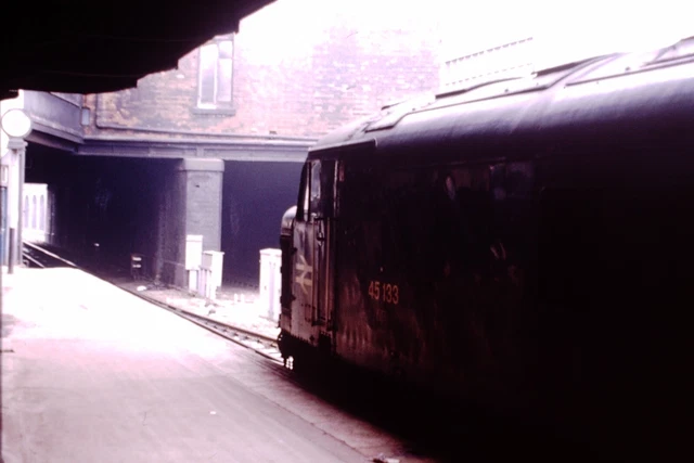 1980S BRITISH RAIL BR Diesel Loco 45133 Leicestershire Railway Slide ...