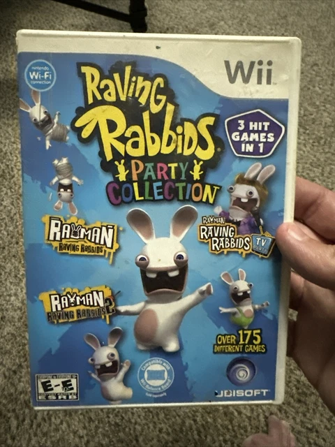 RAYMAN RAVING RABBIDS Party Collection (Nintendo Wii, 2010) CIB ...