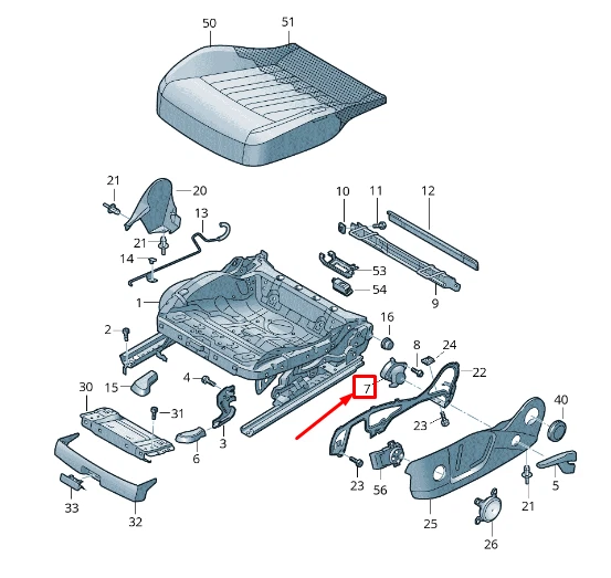 NOUVEAU AUDI E-TRON Gen Gaget Rake Rake Rake Rake 4K0881093 Original ...