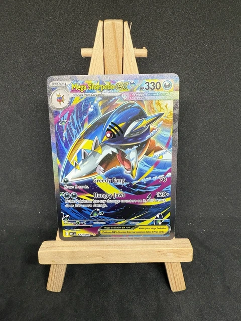 MEGA SHARPEDO EX #127 Pokémon Phantasmal Flames (SIR) £47.50 - PicClick UK
