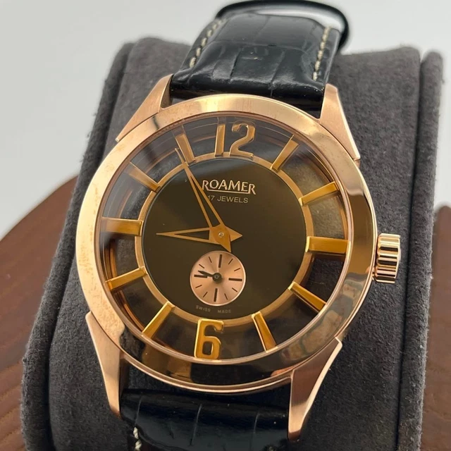 ROMER SKELETON HAND-WOUND Watch 39mm Rare Working Collectible $868.06 ...