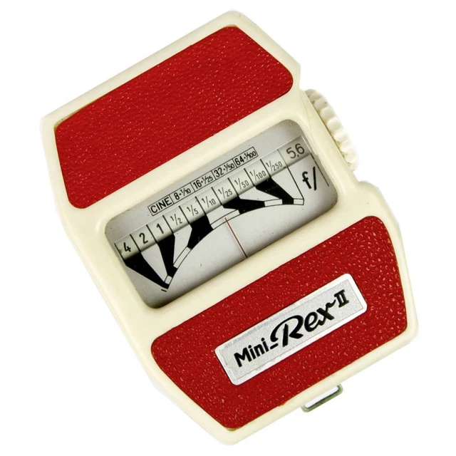 MINI-REX II PHOTOGRAPHIC Camera Light Meter Exposure Meter with Leather ...