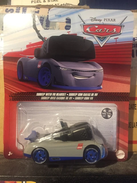 DISNEY PIXAR CARS Sudeep (Jae) with VR Headset Mattel 1.55 Scale BNIB £ ...