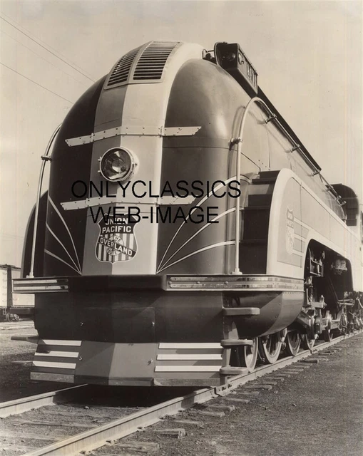 1937 UNION PACIFIC Railroad Overland Art Deco Streamliner #2906 Train ...