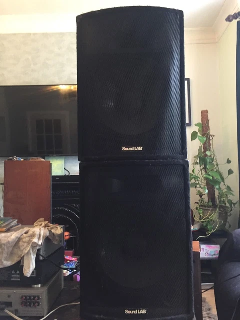 SOUND LAB DISCO/ PA Speakers Model P115C 600 Watts Max £100.00 ...