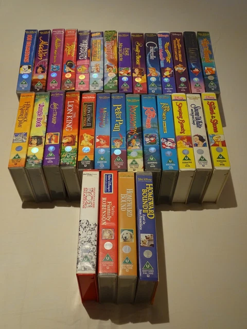 DISNEY FILMS VHS Tapes Classics Classic Video Premier 31 Videos Job Lot £21.48 - PicClick UK