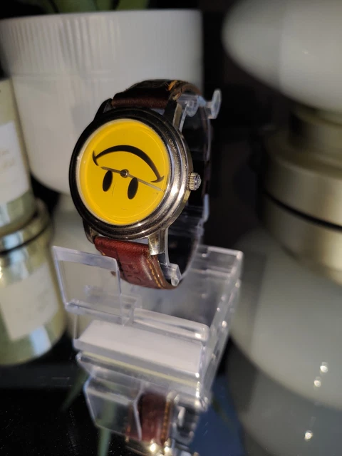 TIMEX JOE BOXER Rotating Smiley Face! Have a Nice Day 1995 New Battery ...