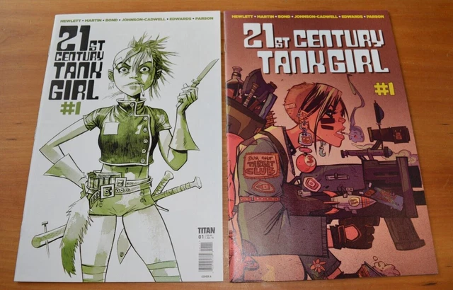 2 TITAN COMICS 21St Century Tank Girl #1 2 Variants EUR 46,83 - PicClick FR