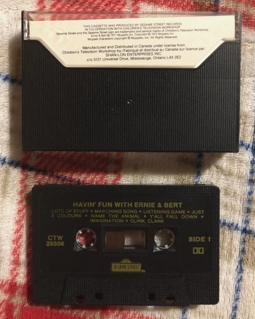 SESAME STREET: HAVIN' Fun with Ernie & Bert [1971] | AUDIO CASSETTE ...