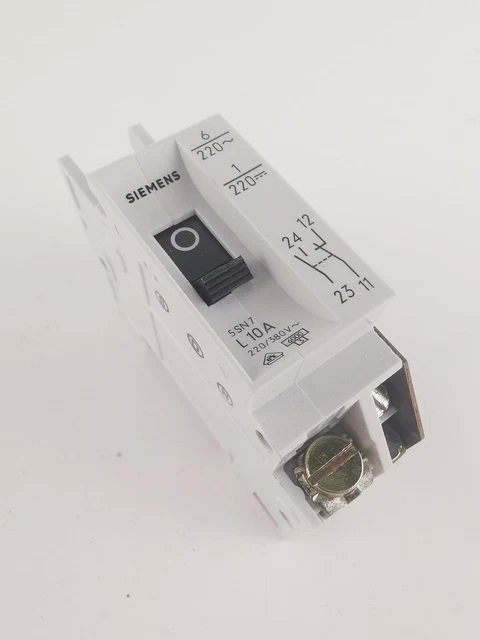 SIEMENS 5SN7 L10A Leitungsschutzschalter 1-polig LS-Schalter L 10A EUR ...