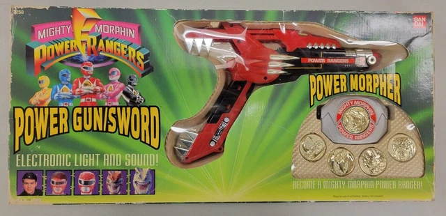 MIGHTY MORPHIN POWER Rangers Power Gun/Sword & Power Morpher Bandai ...