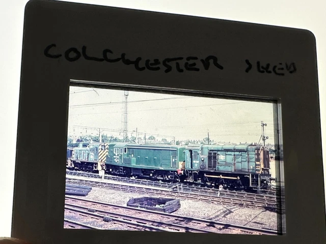 ORIGINAL 35MM RAILWAY Slide Classes 03, 08 & 15 at Colchester Shed ...