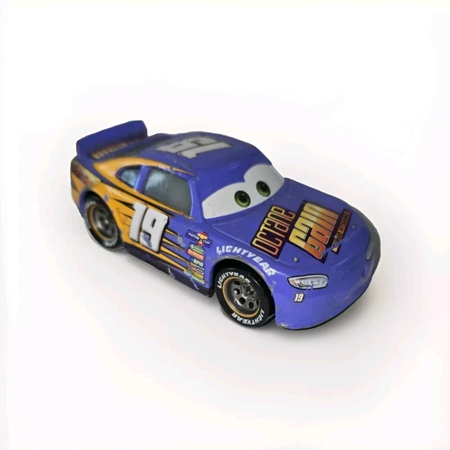 DISNEY PIXAR CARS No. 19 Bobby Swift Diecast McQueen 1:55 Movie Toy £8. ...