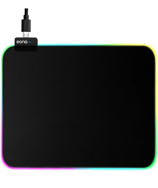 AMAZON BRAND – Eono RGB Gaming Mouse Mat, 350 x 255 x 4mm Mouse Pad ...