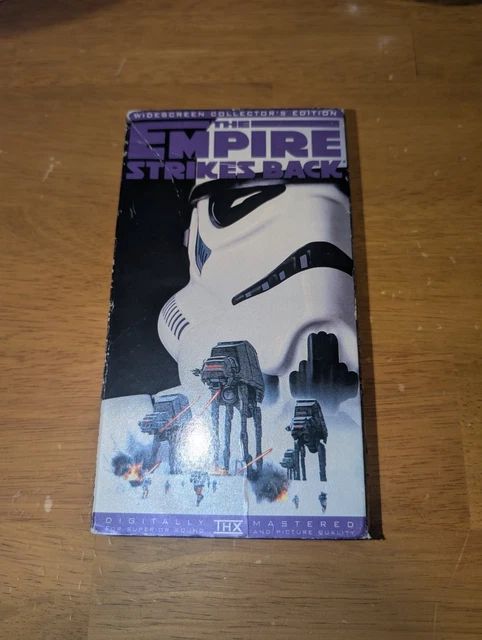 STAR WARS THE Empire Strikes Back VHS 1995 Widescreen Collector's ...