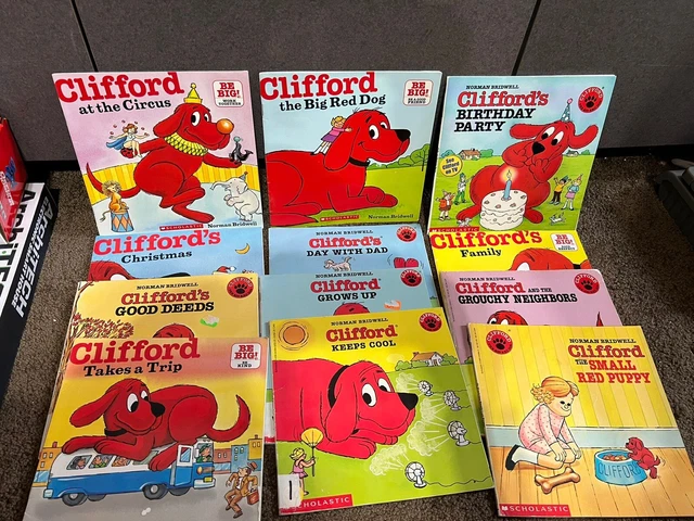 HUGE LOT 12 Clifford the Big Red Dog Series Picture Books by Norman ...
