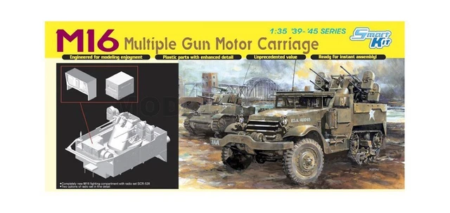 DRAGON 6381 1/35 M16 Multiple Gun Motor Carriage EUR 68,66 - PicClick FR