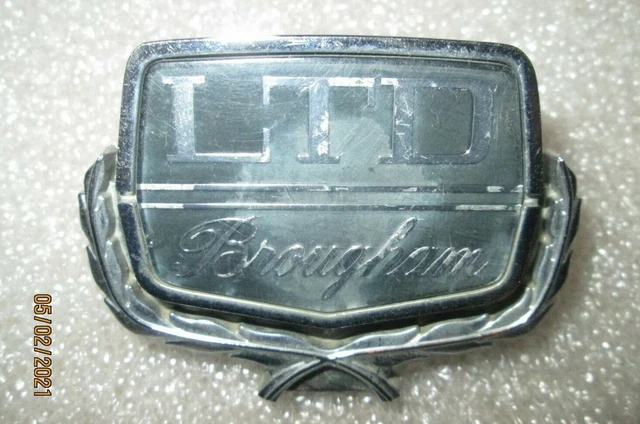 1975, 1976, 1977 FORD LTD BROUGHAM ROOF PILLAR EMBLEM BADGE FoMoCo OEM ...