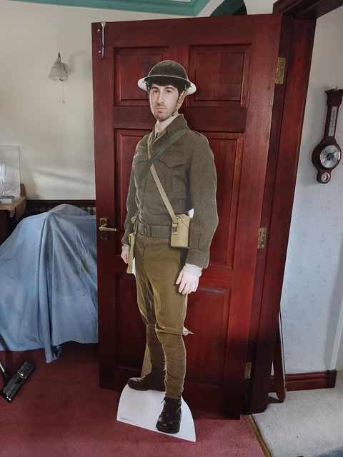 BRITISH SOLDIER WW1 Lifesize Cardboard Cutout 182cm £12.95 - PicClick UK