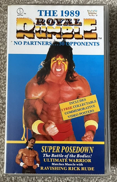 WWF ROYAL RUMBLE (1989) VHS Video Tape. WWE. Hulk Hogan. Macho Man. £9. ...