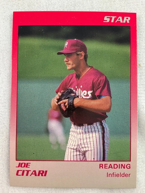 1989 READING PHILLIES-STAR Minor League Baseball Card-Joe Citari EUR 6 ...